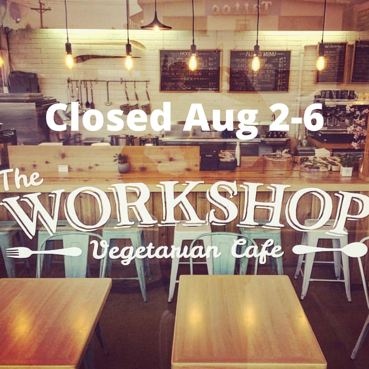 Closed Aug 2-6 – THE PLANT BASED WORKSHOP