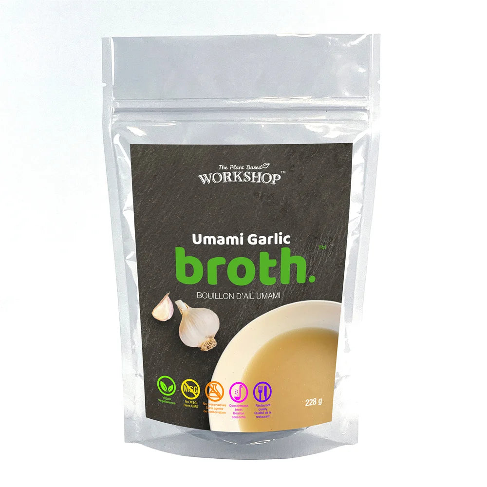 Garlic Shio Broth Packs | Healthy Vegan Broth – THE PLANT BASED WORKSHOP